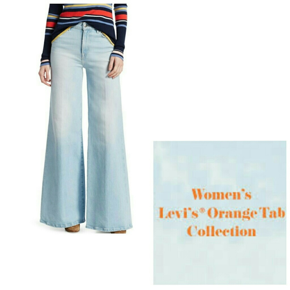 Authentic Vintage Orange Tab Levi's Jeans 1960s - Gem